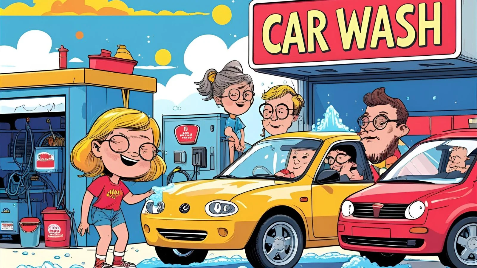 🚗199+Funny Car Wash Puns and Jokes for Sudsy Laughs 2025